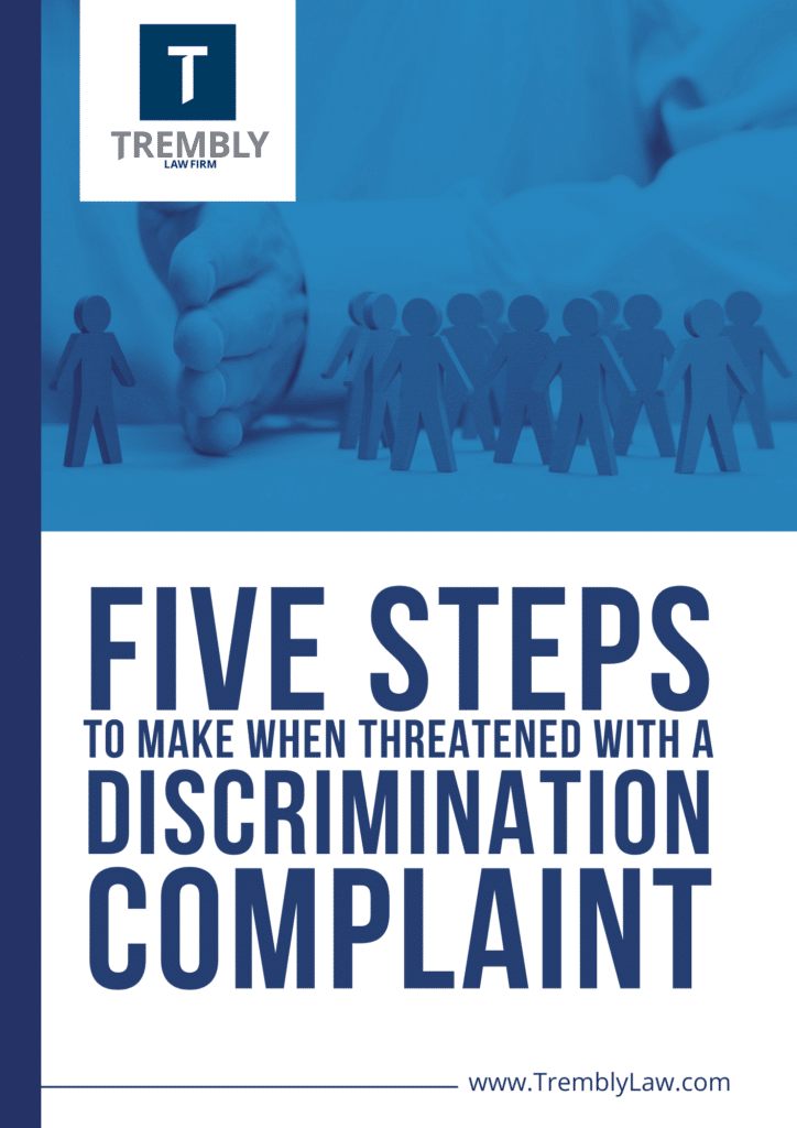 5 Critical Steps to Make When Threatened With Discrimination Complaint ...